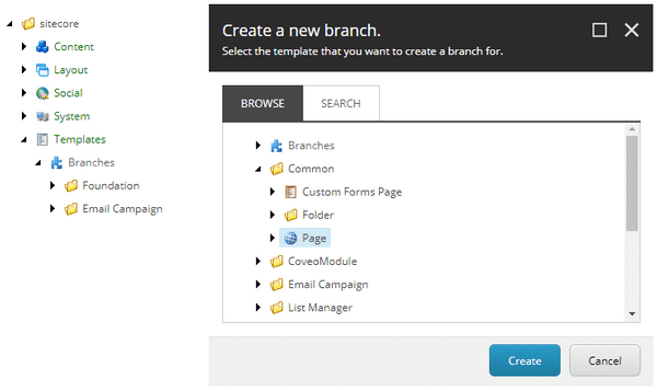 Don't repeat yourself with Sitecore Branch Templates | WeirdPattern